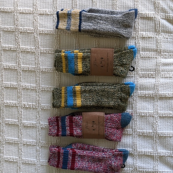 J. Crew | Underwear & Socks | J Crew Heavyweight Camp Socks Mens One ...